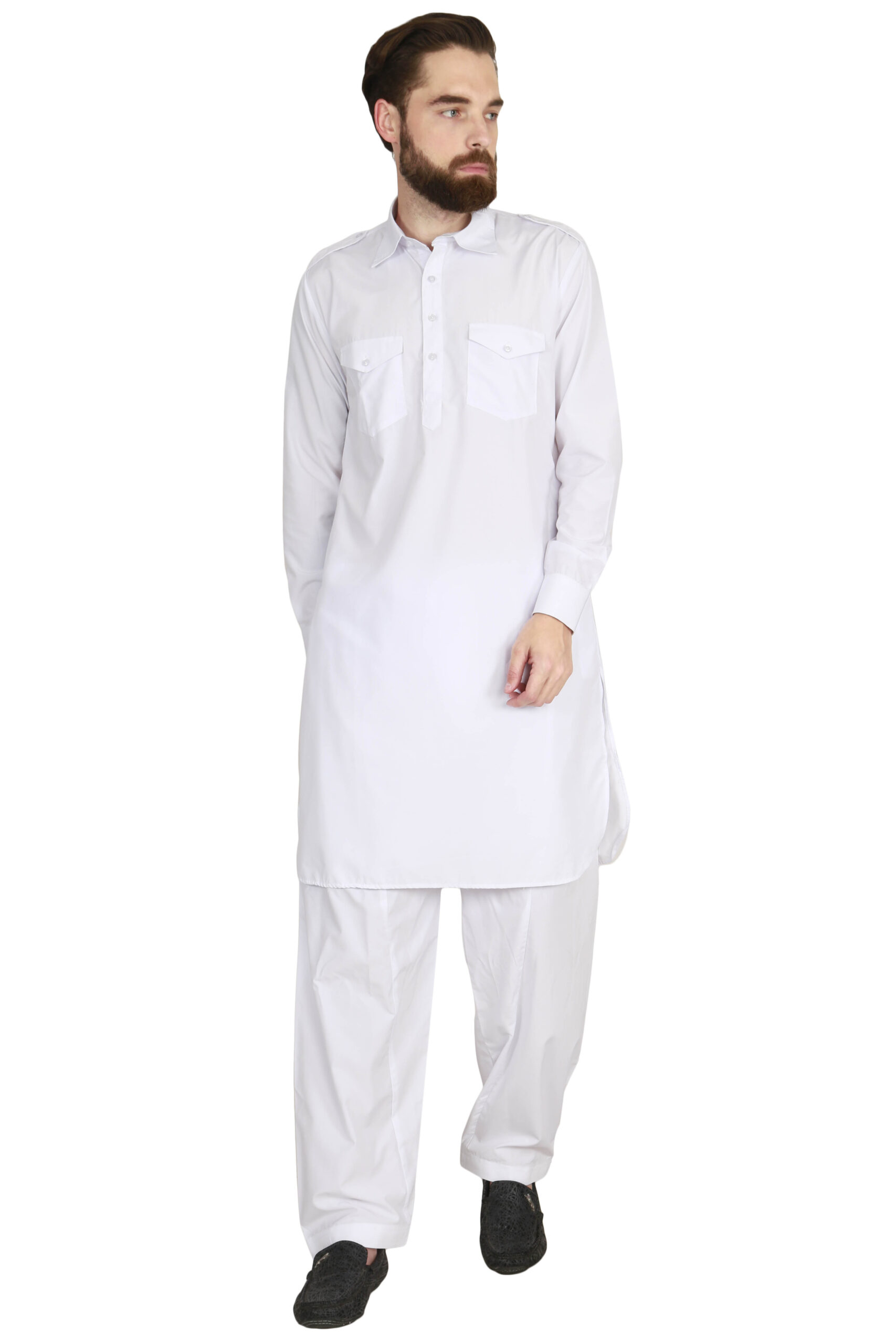Pathani(White) – Kurtaplanet